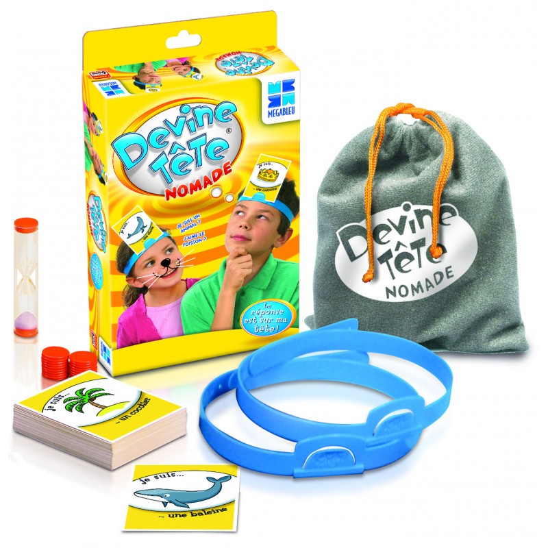 Achetez Devine Tête Nomade - Jeu de société - Megableu - Addict'O Jeu